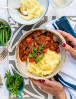 Beef Stifado | Greek Beef Stew - Supergolden Bakes
