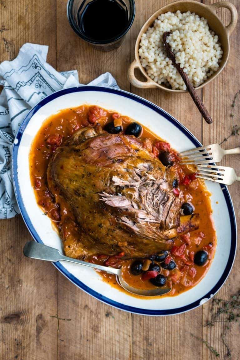 One-pot slow cooked lamb shoulder | Supergolden Bakes