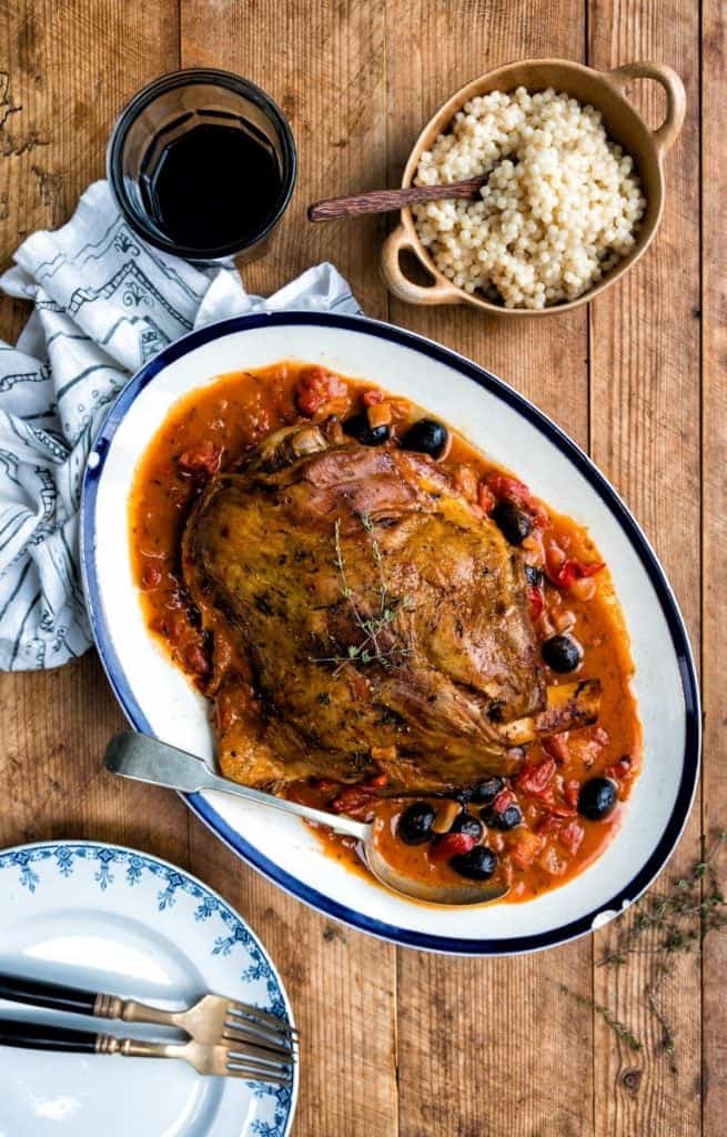 One-pot slow cooked lamb shoulder | Supergolden Bakes