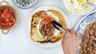 Greek Lamb Gyro Recipe - Supergolden Bakes