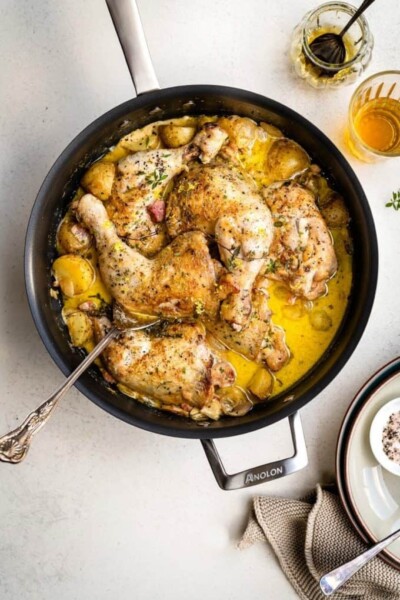 One-pot Creamy Chicken Casserole - Supergolden Bakes