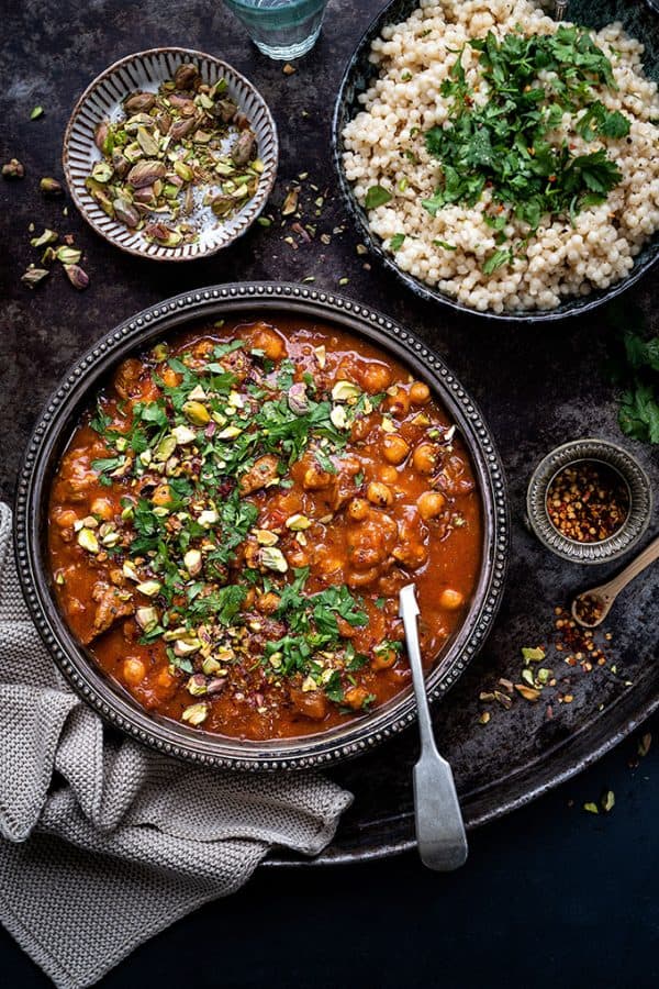 Easy Moroccan Lamb Tagine - Supergolden Bakes