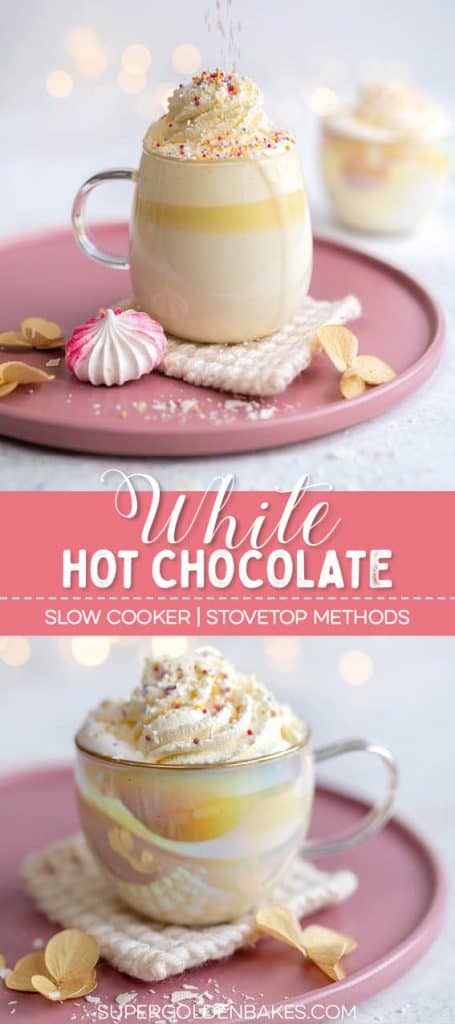 White Hot Chocolate - Supergolden Bakes
