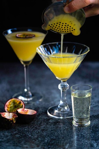 P***star Martini (Passion Fruit Vodka Cocktail) - Supergolden Bakes