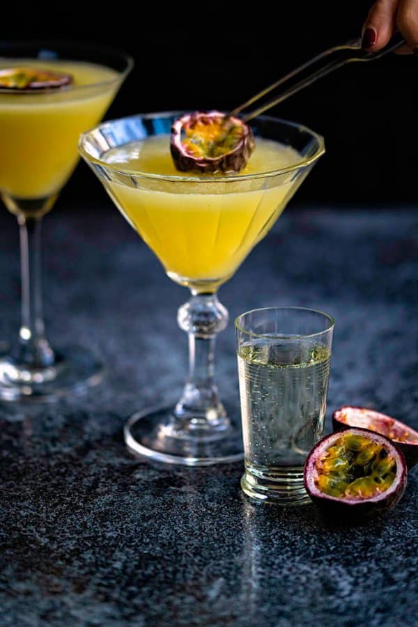 P***star Martini (Passion Fruit Vodka Cocktail) - Supergolden Bakes