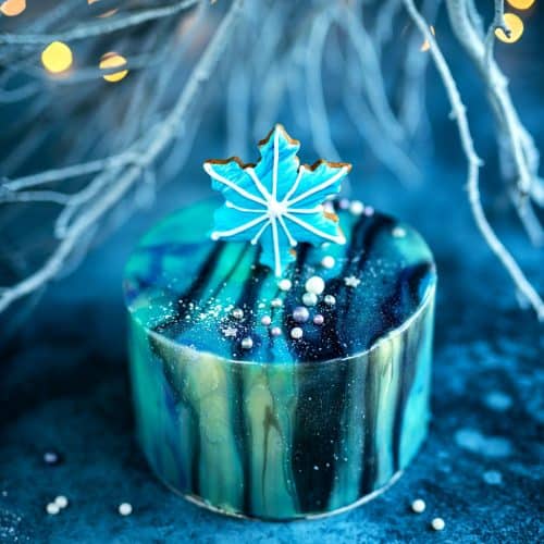 Mirror Glaze Cake - Supergolden Bakes