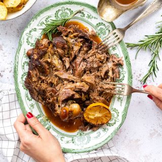 Slow Cooker Leg Of Lamb - Supergolden Bakes