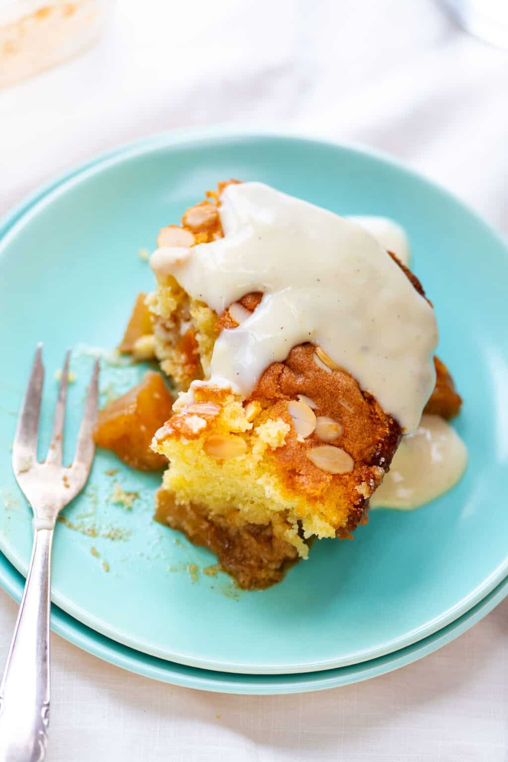 Eve’s Pudding – Apple Sponge Cake - Supergolden Bakes