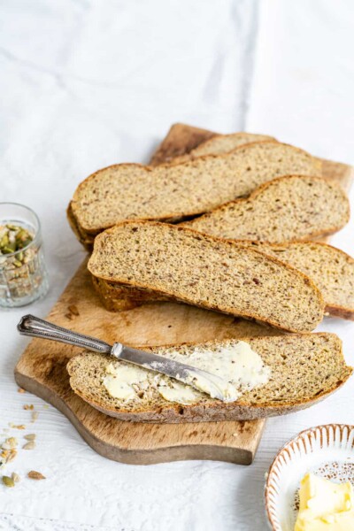 Keto Bread Recipe – Real Bread minus the Carbs! - Supergolden Bakes