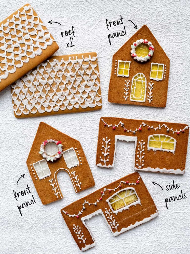 How To Make a Gingerbread House (Recipe and Tips) - Supergolden Bakes