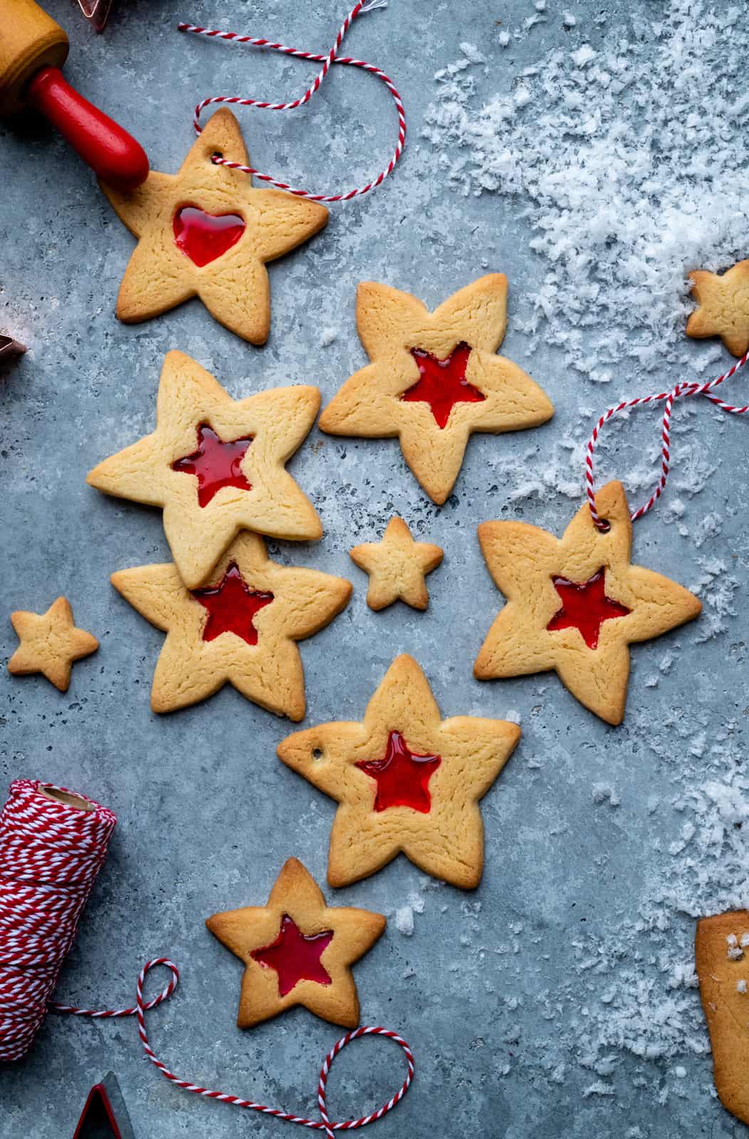 Stained Glass Cookies - Supergolden Bakes