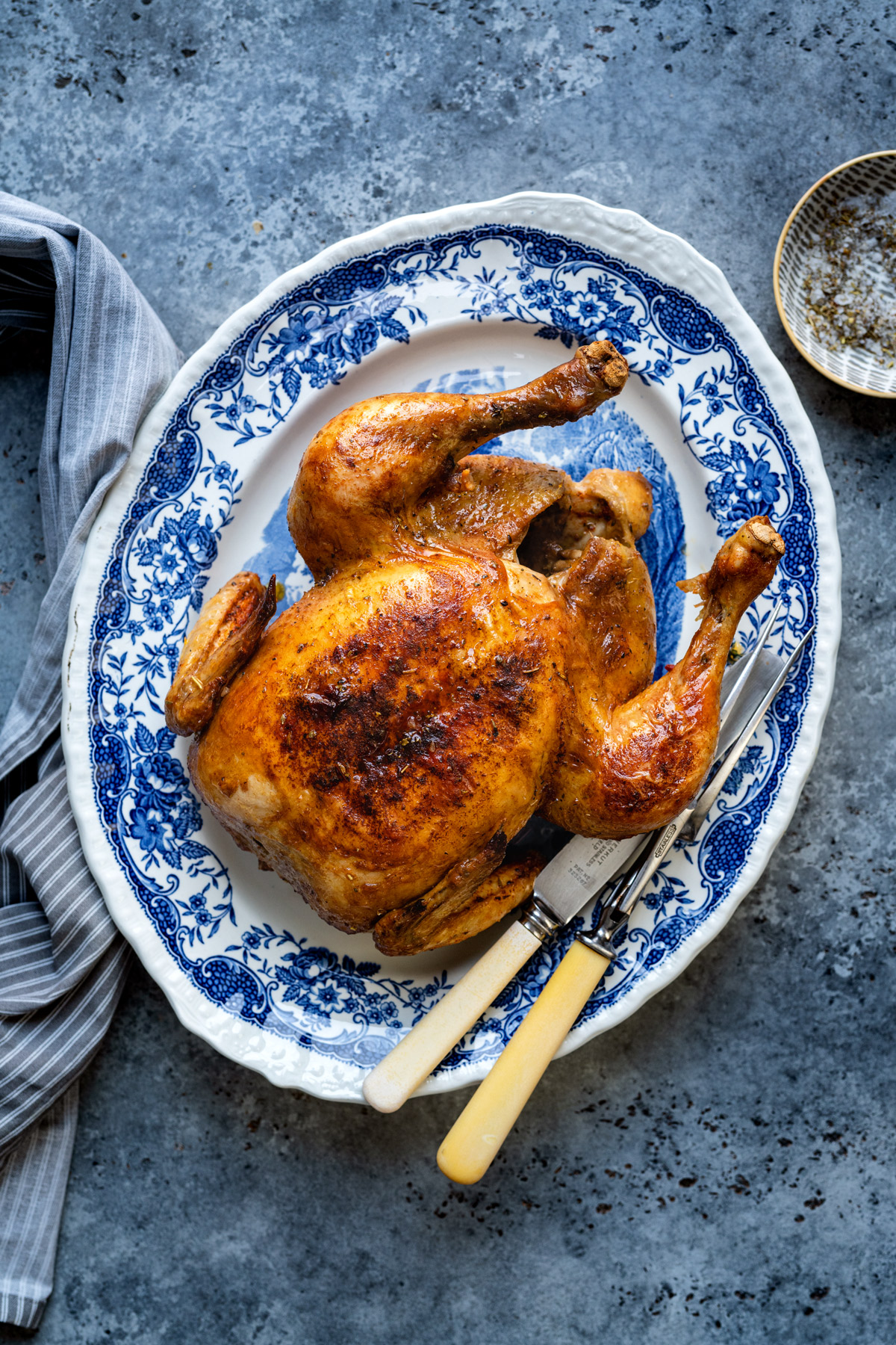 Pot Roast Chicken Rotisserie Style! - Supergolden Bakes