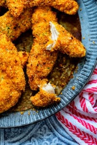 Crispy Chicken Goujons - Supergolden Bakes