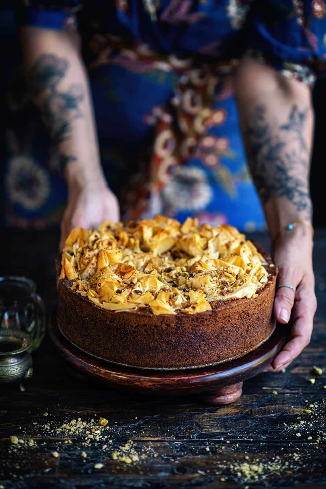 Baklava Cake - Supergolden Bakes