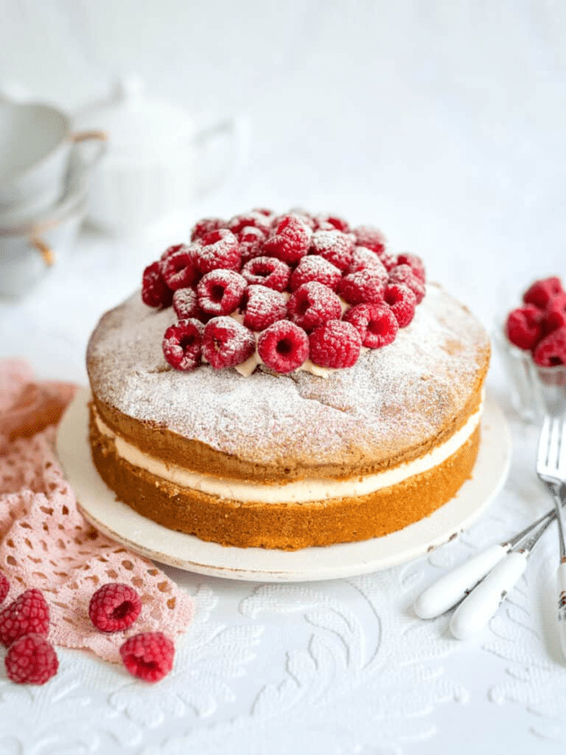 Air Fryer Cake - Supergolden Bakes