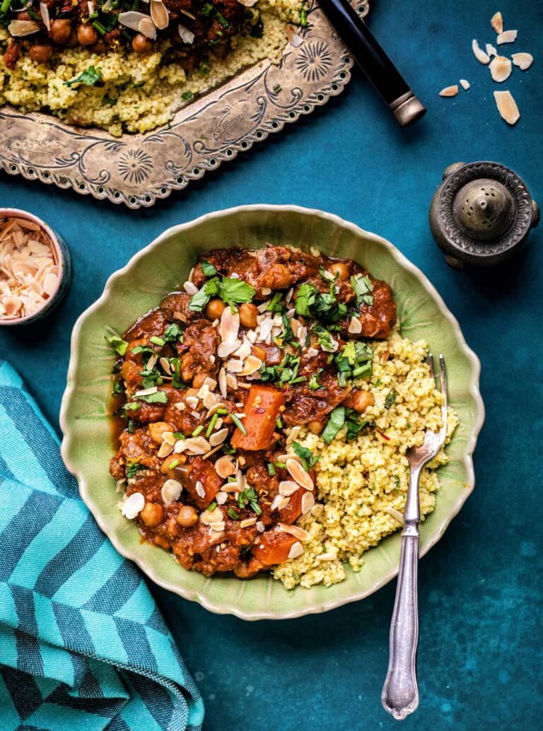 Slow Cooker Beef Tagine - Supergolden Bakes