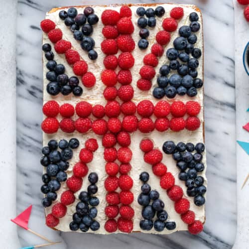 Coronation Cake - Supergolden Bakes