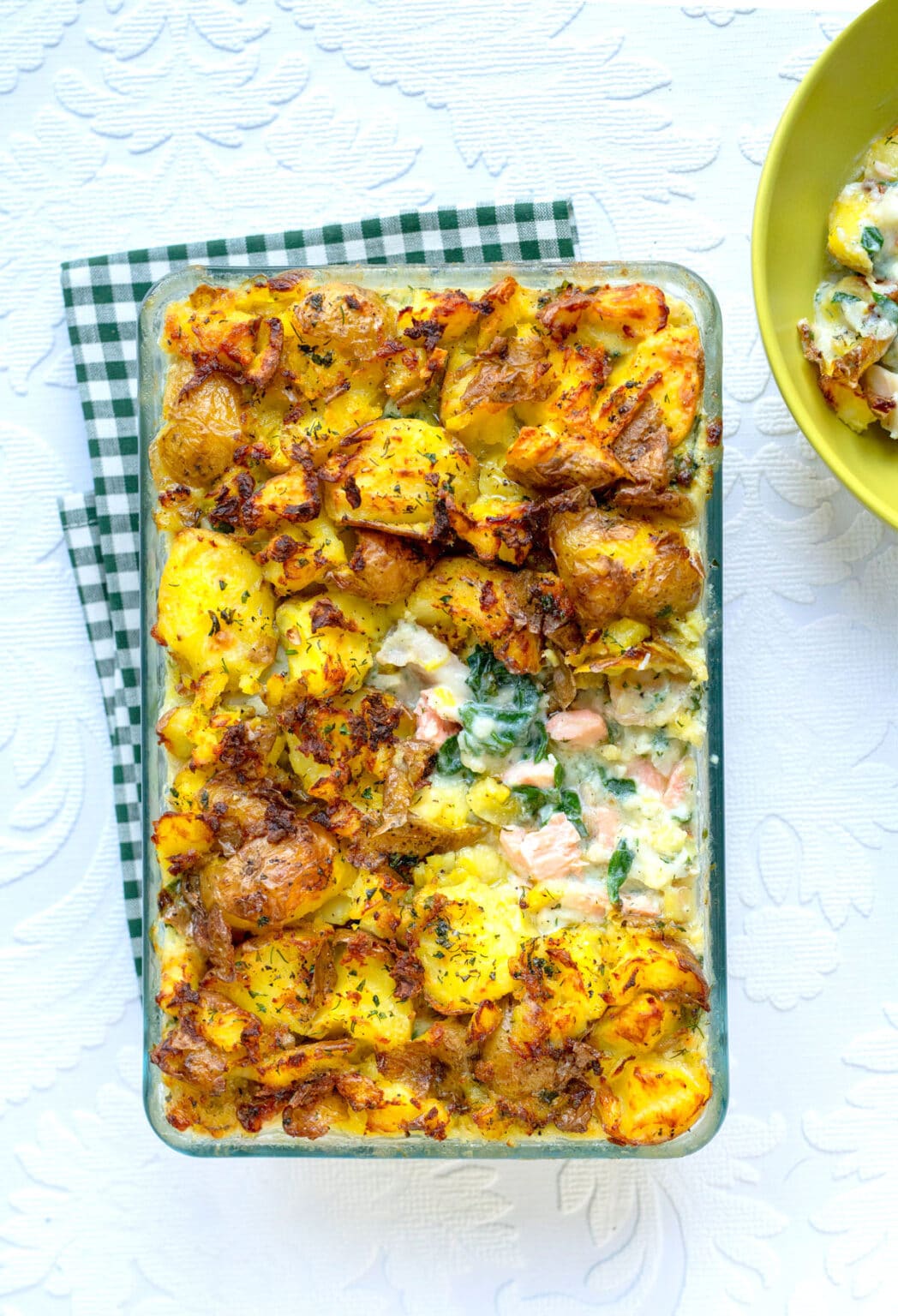 Mary Berry Fish Pie With Crushed Potato Topping - Supergolden Bakes