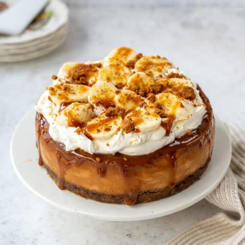 Banoffee Cheesecake! - Supergolden Bakes