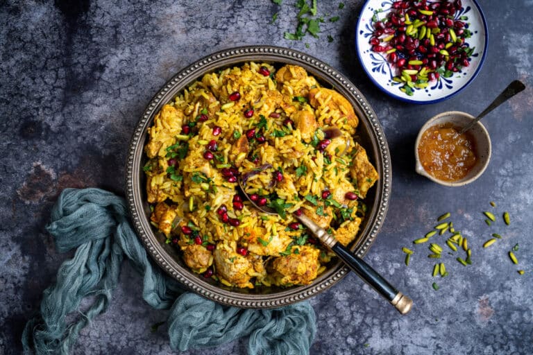 Slow Cooker Chicken Biryani - Supergolden Bakes