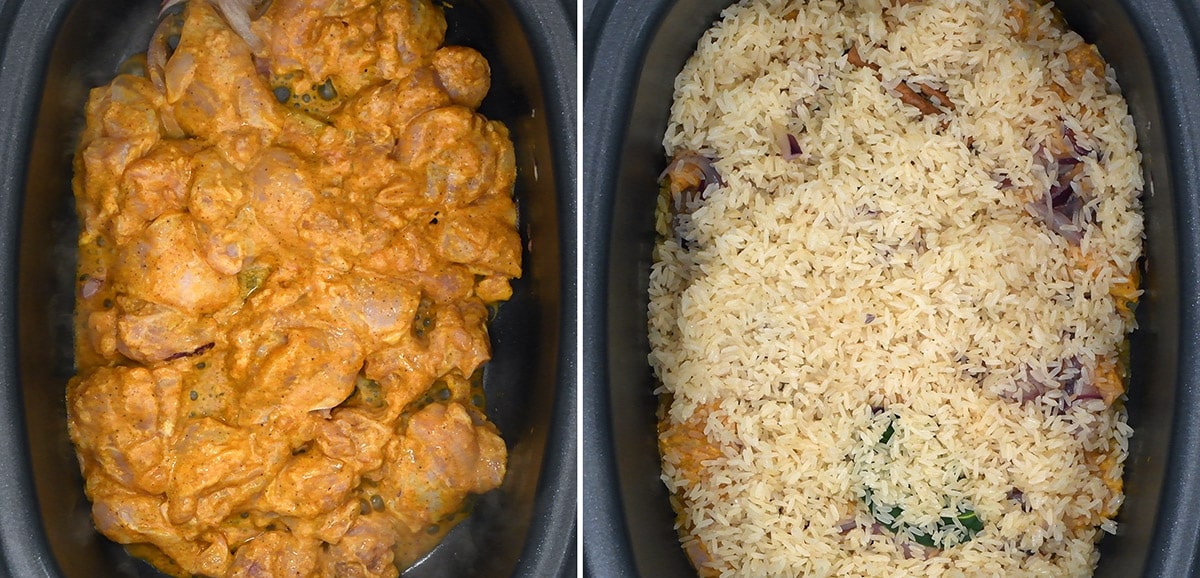Slow Cooker Chicken Biryani - Supergolden Bakes