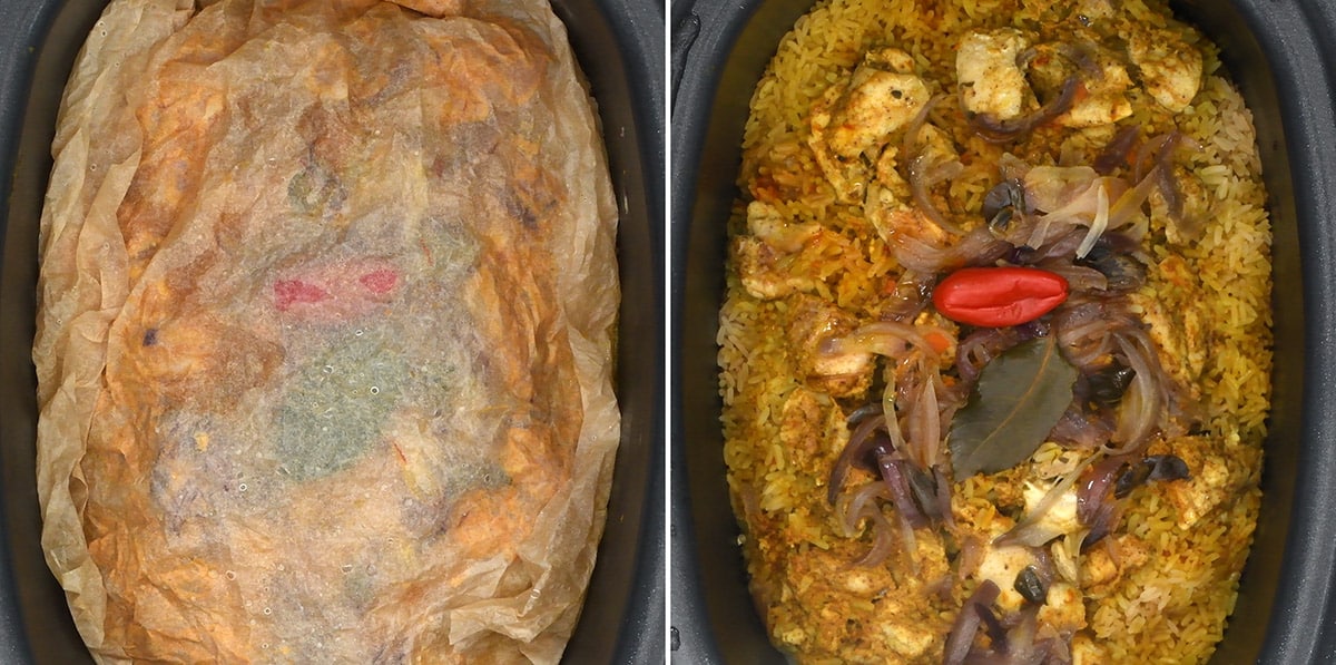 Slow Cooker Chicken Biryani - Supergolden Bakes