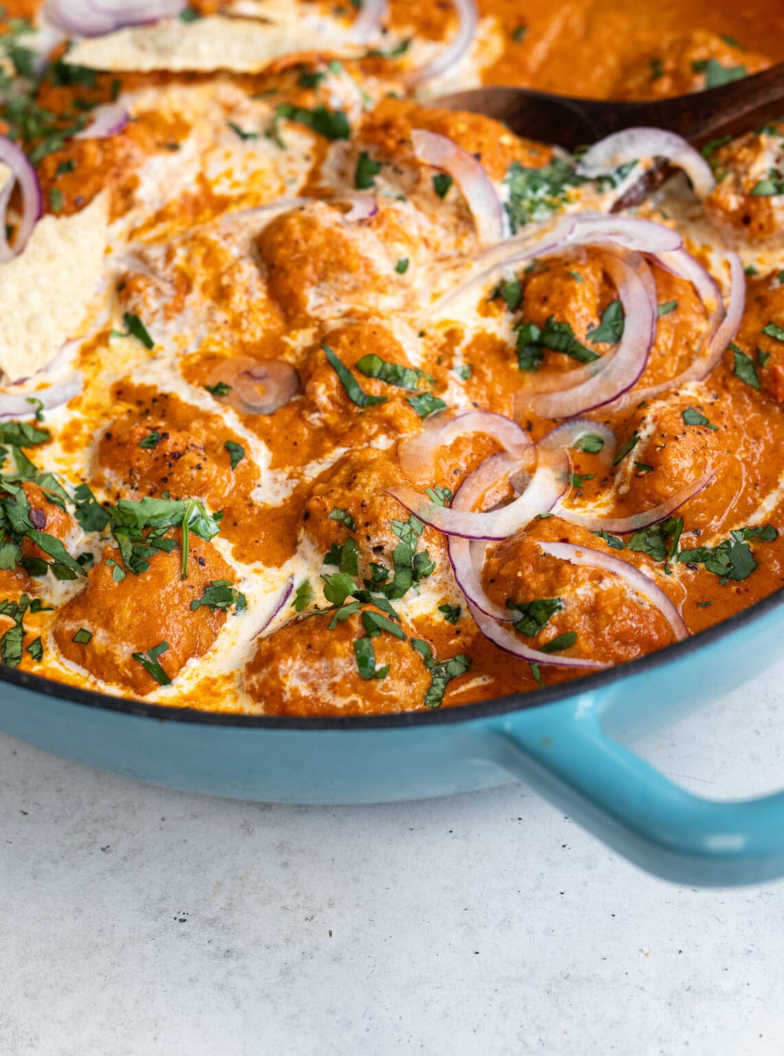 Butter Chicken Meatballs - Supergolden Bakes
