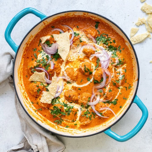 Butter Chicken Meatballs - Supergolden Bakes