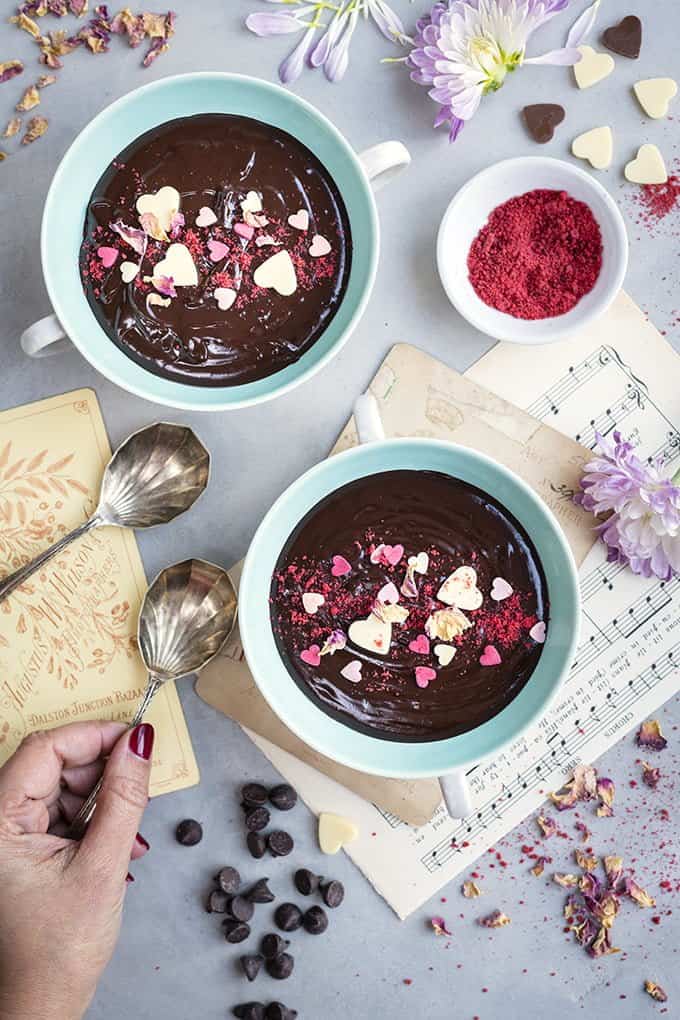 Four-Ingredient Chocolate Soup - Supergolden Bakes