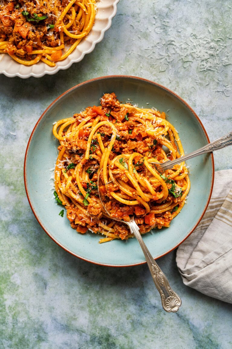 Best Turkey Bolognese Recipe - Supergolden Bakes
