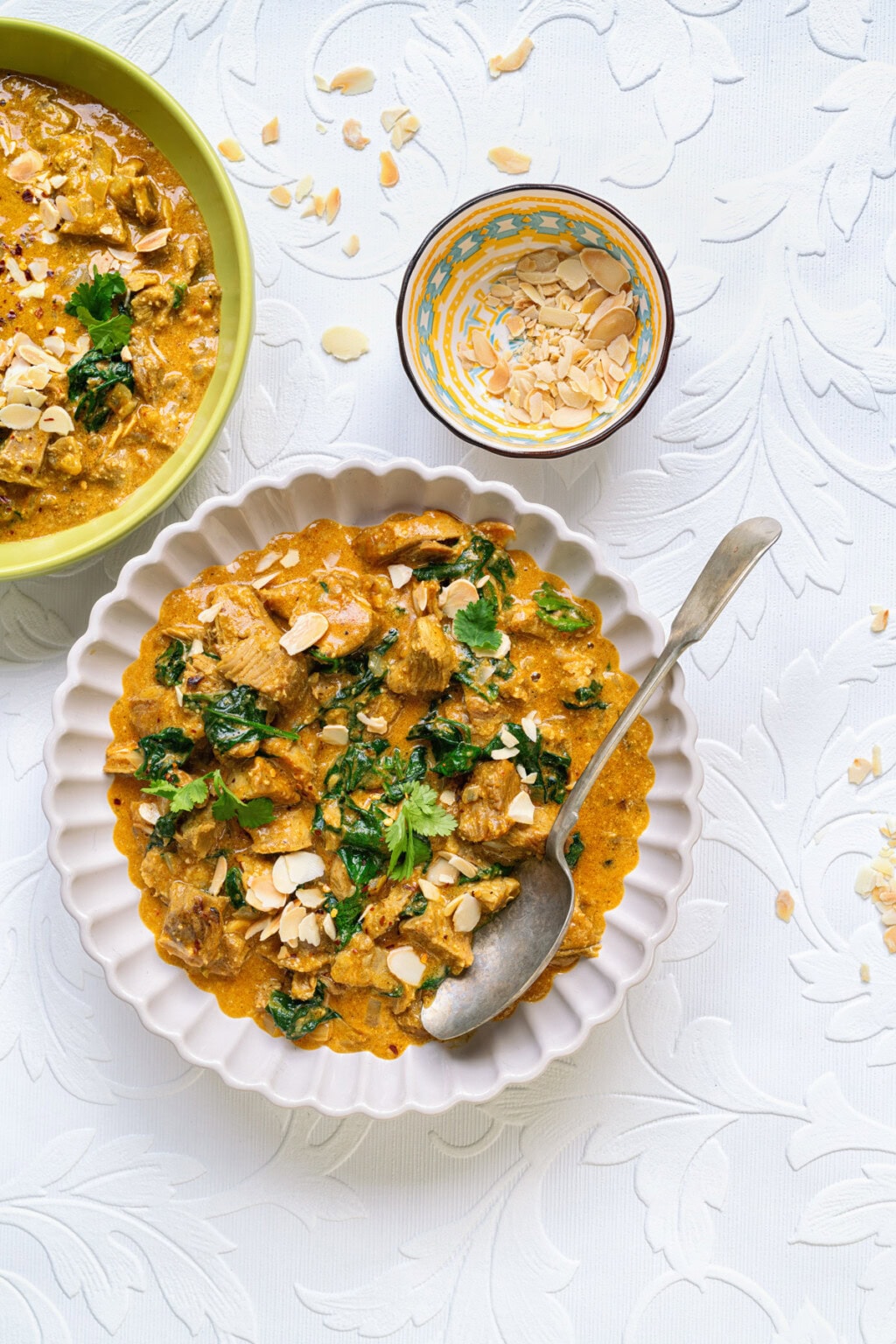 Leftover turkey Korma curry