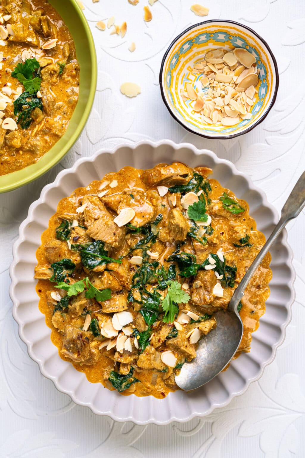 Leftover turkey Korma curry