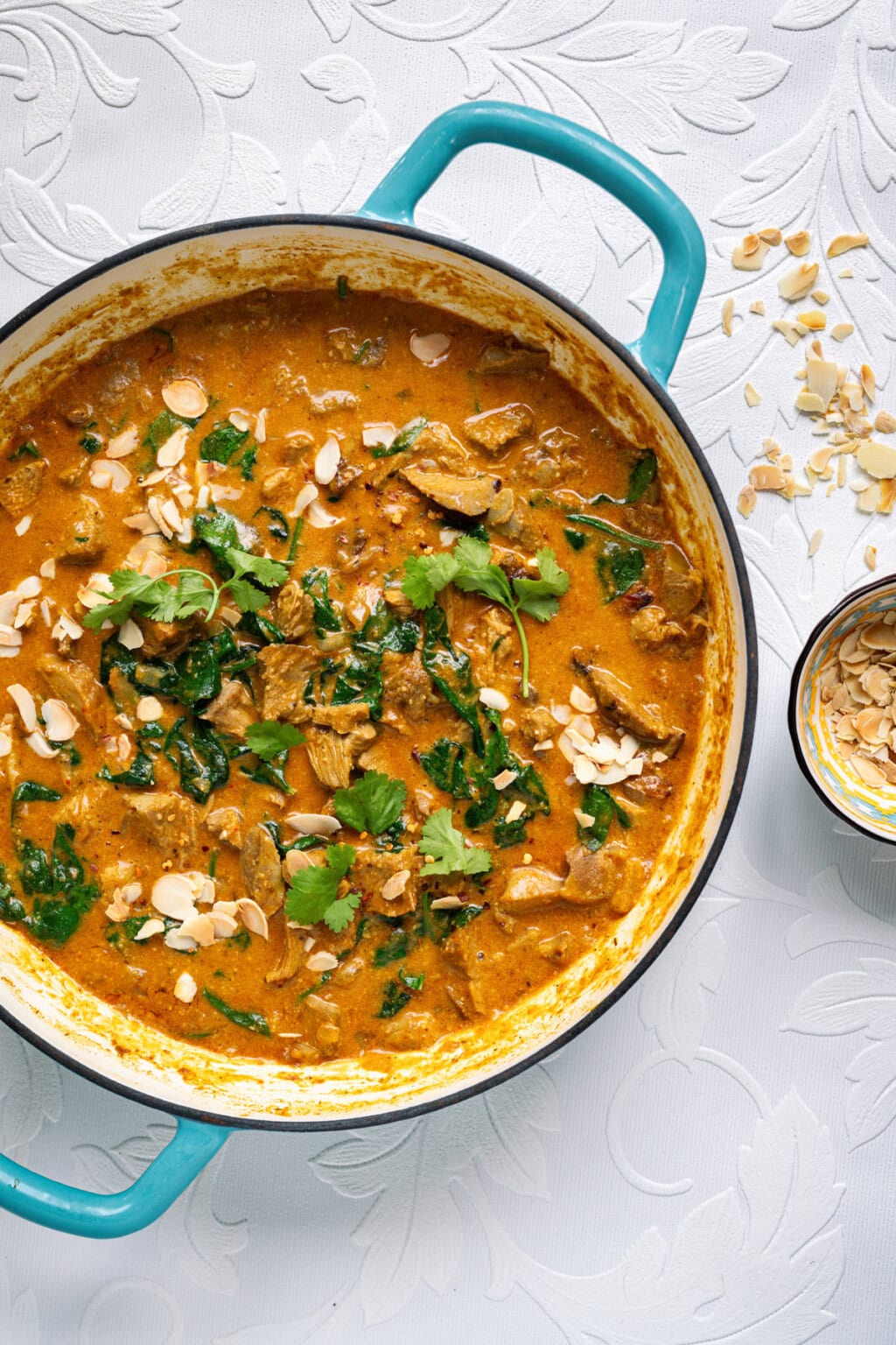 Leftover turkey Korma curry