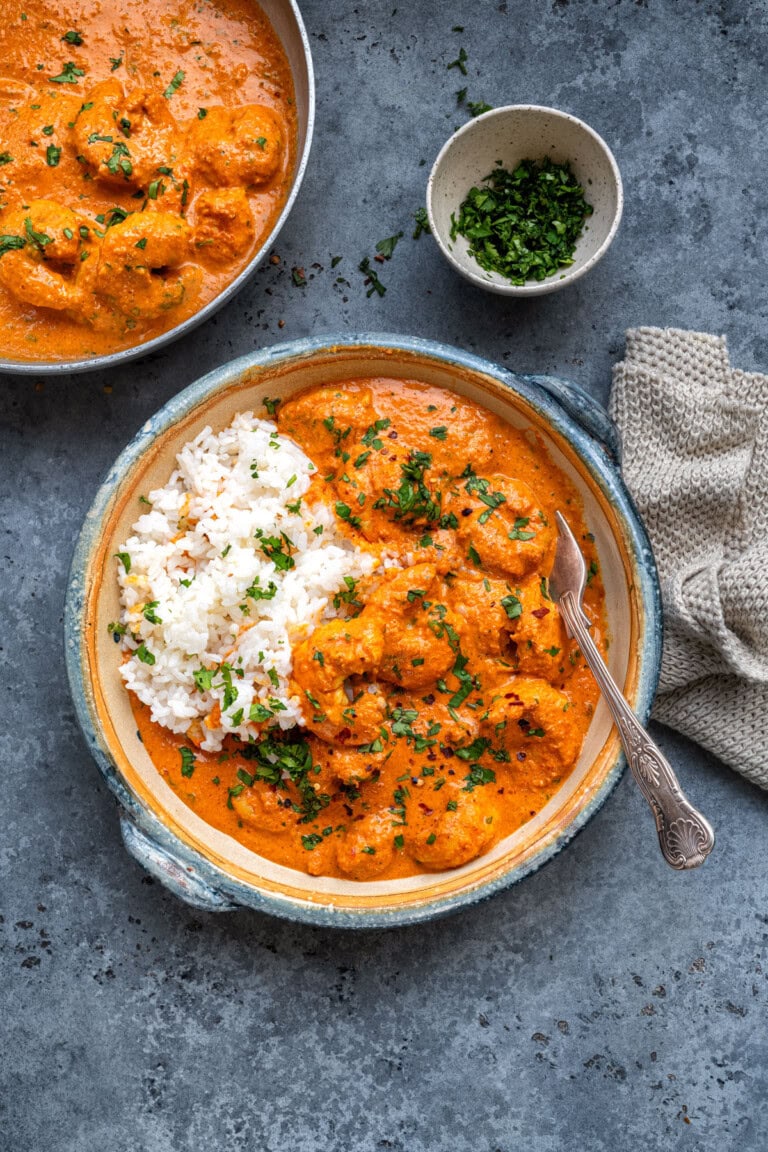 Easy Butter Shrimp Curry - Supergolden Bakes