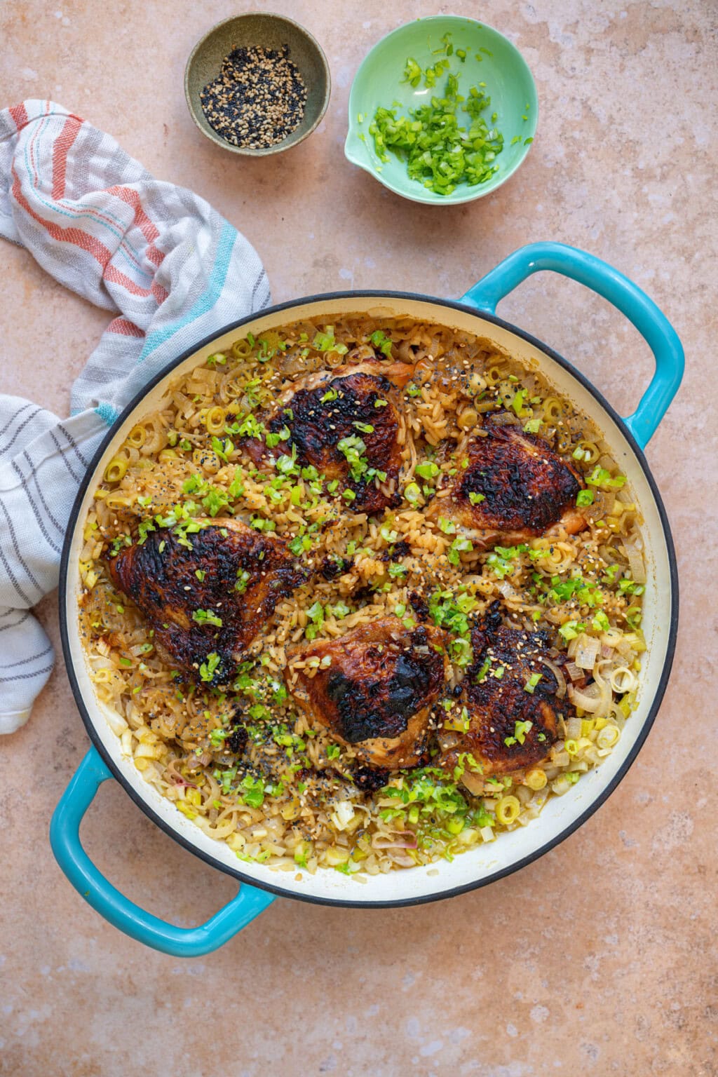 One-Pot Miso Chicken and Rice - Supergolden Bakes