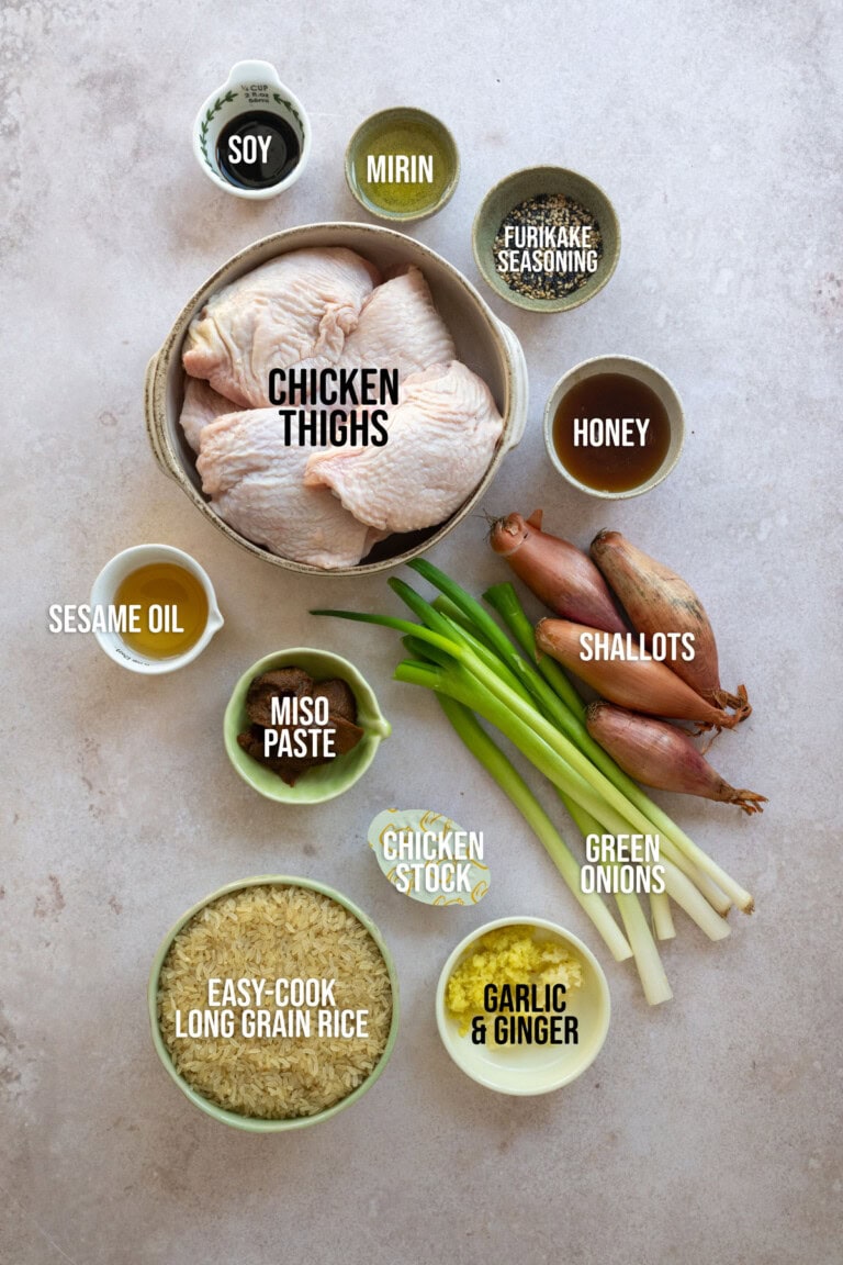 One-Pot Miso Chicken and Rice - Supergolden Bakes