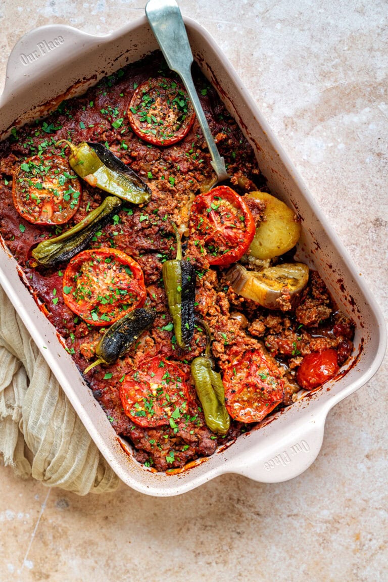 Musakka (Turkish Moussaka) - Supergolden Bakes