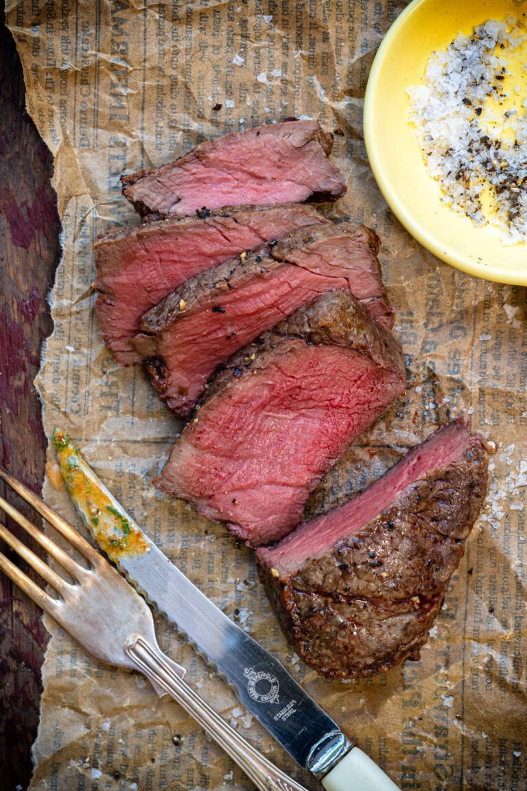 Air Fryer Filet Mignon (Fillet Steak) - Supergolden Bakes