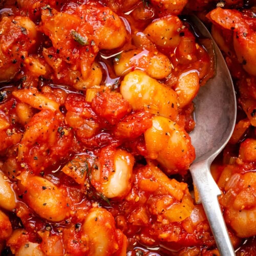 Gigantes Plaki – Greek Baked Beans Recipe - Supergolden Bakes
