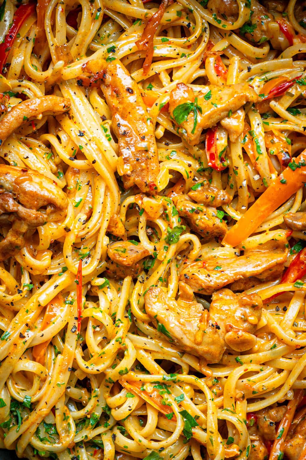 Cowboy Butter Chicken Pasta - Supergolden Bakes