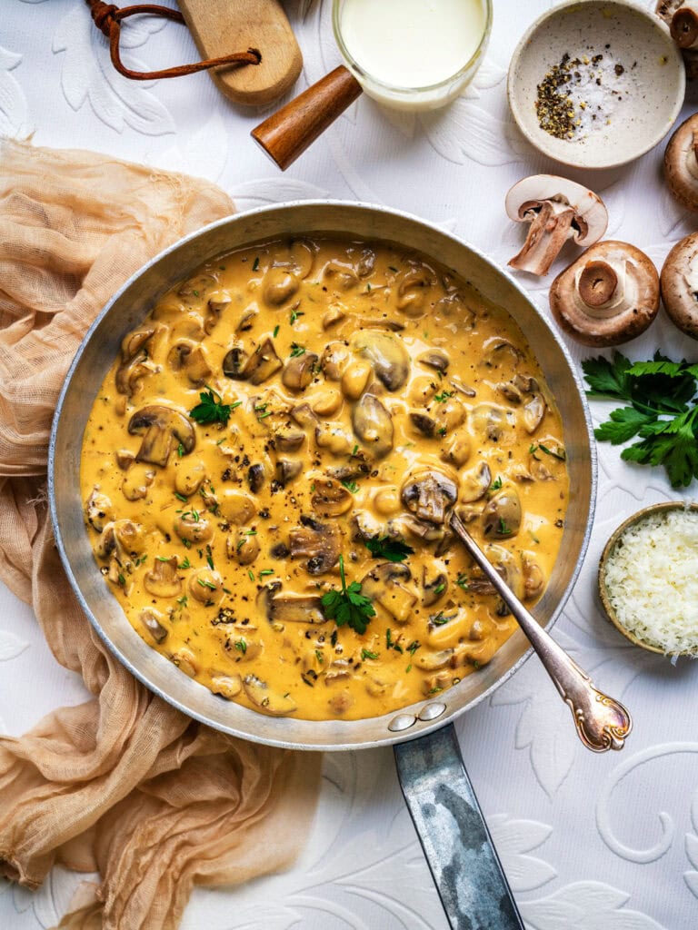 Creamy Marsala Sauce - Supergolden Bakes