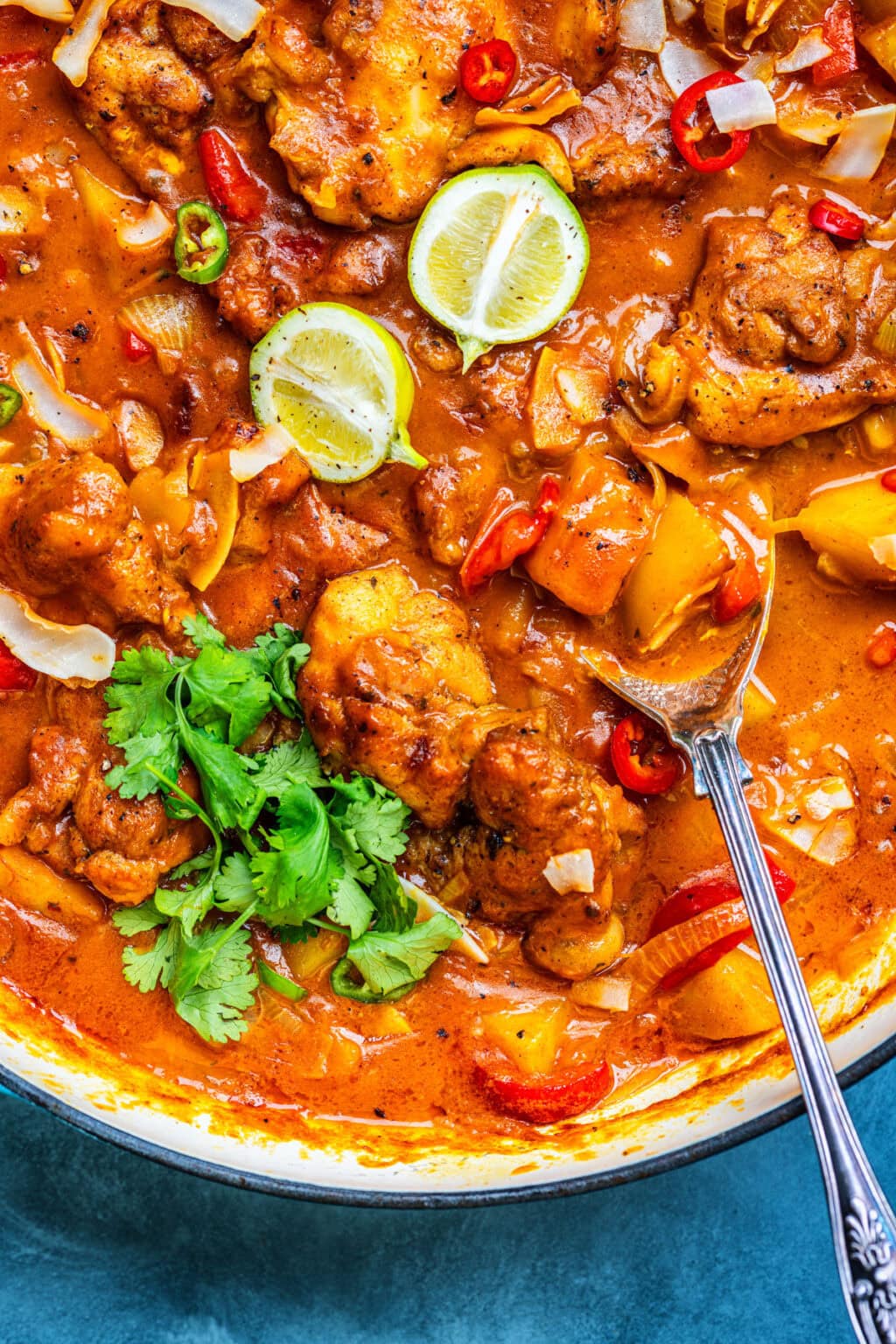 Coconut Curry Chicken - Supergolden Bakes