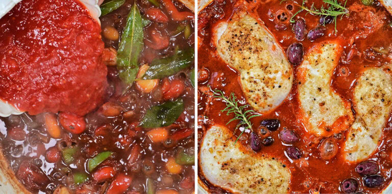 Chicken Cacciatore (Italian Chicken Stew) - Supergolden Bakes