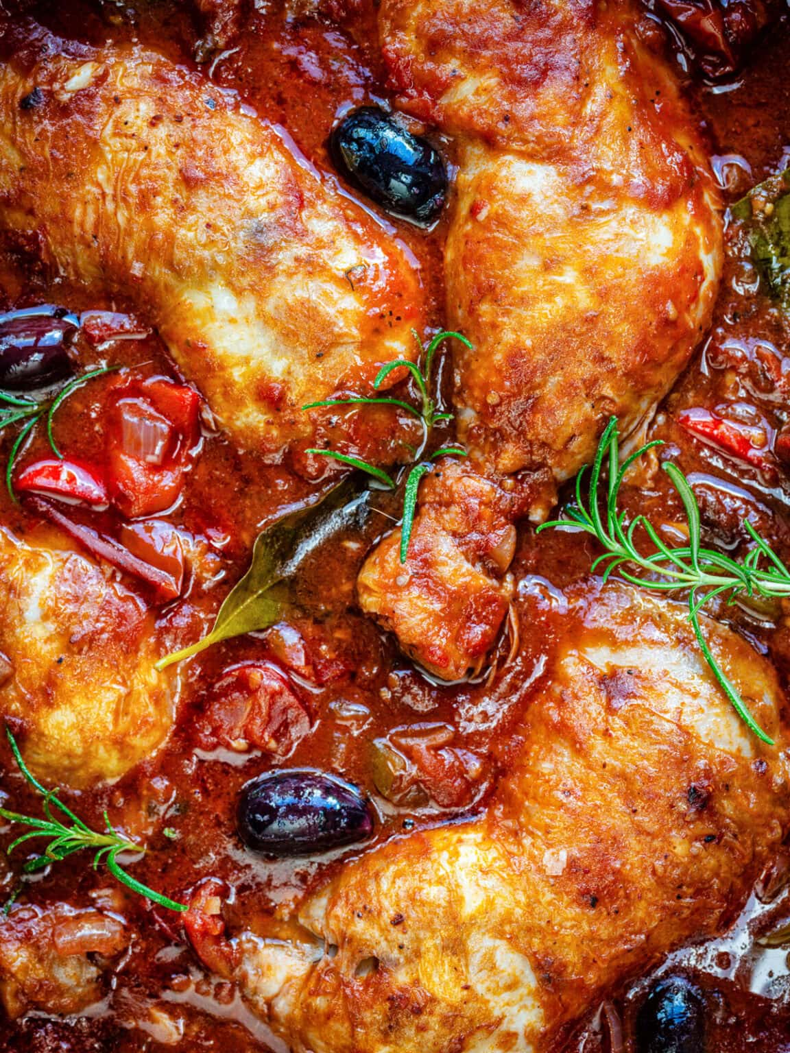 Chicken Cacciatore (Italian Chicken Stew) - Supergolden Bakes