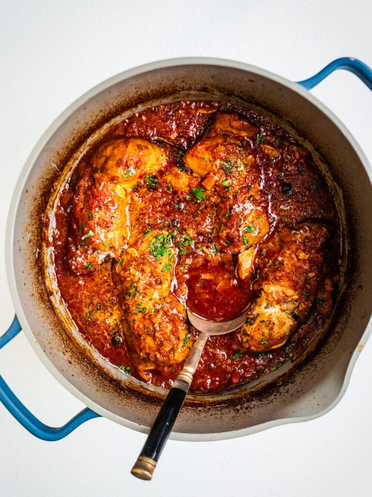 Chicken Cacciatore (Italian Chicken Stew) - Supergolden Bakes