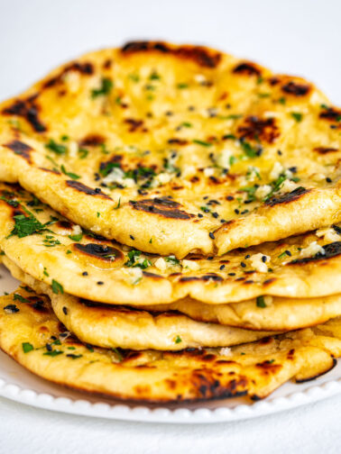 Garlic Naan (Fluffy, Chewy and Foolproof!) - Supergolden Bakes