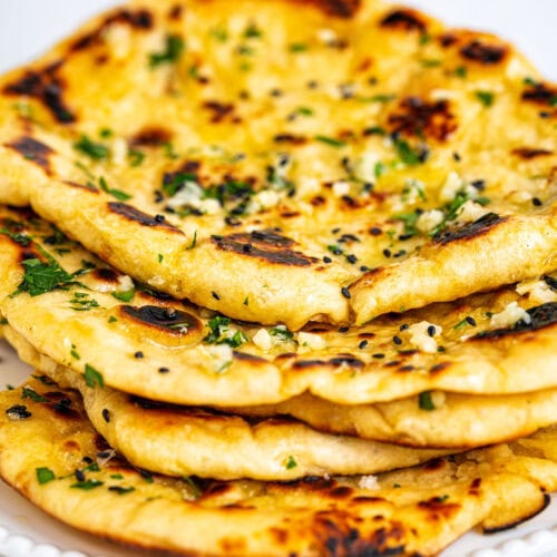 Garlic Naan (Fluffy, Chewy and Foolproof!) - Supergolden Bakes