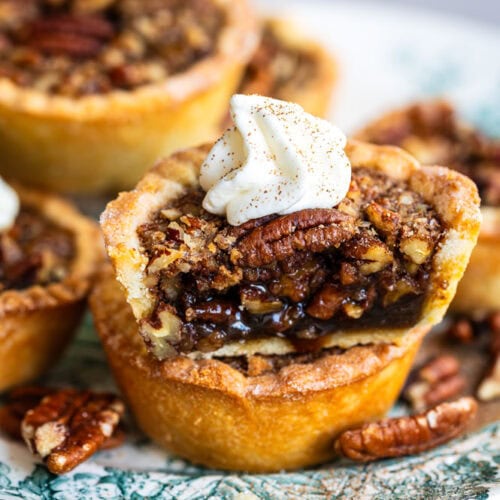 Mini Pecan Pies - Supergolden Bakes