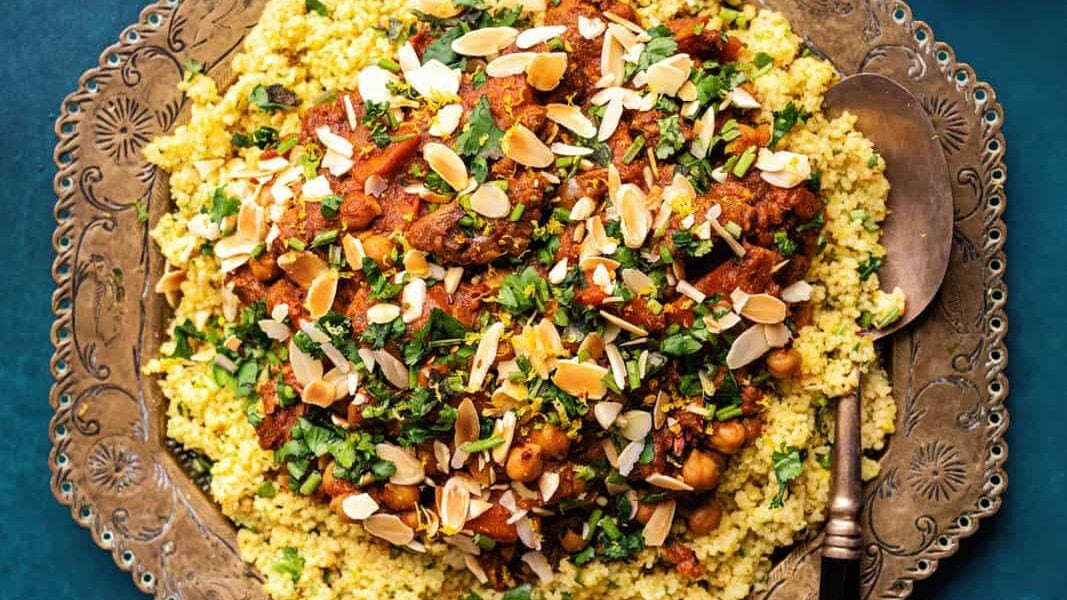 Slow Cooker Beef Tagine - Supergolden Bakes