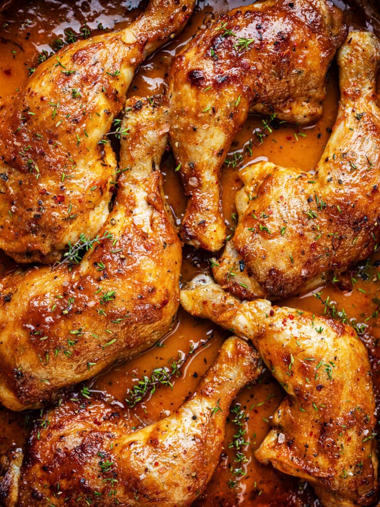 Baked Chicken Leg Quarters (Chicken Marylands) - Supergolden Bakes